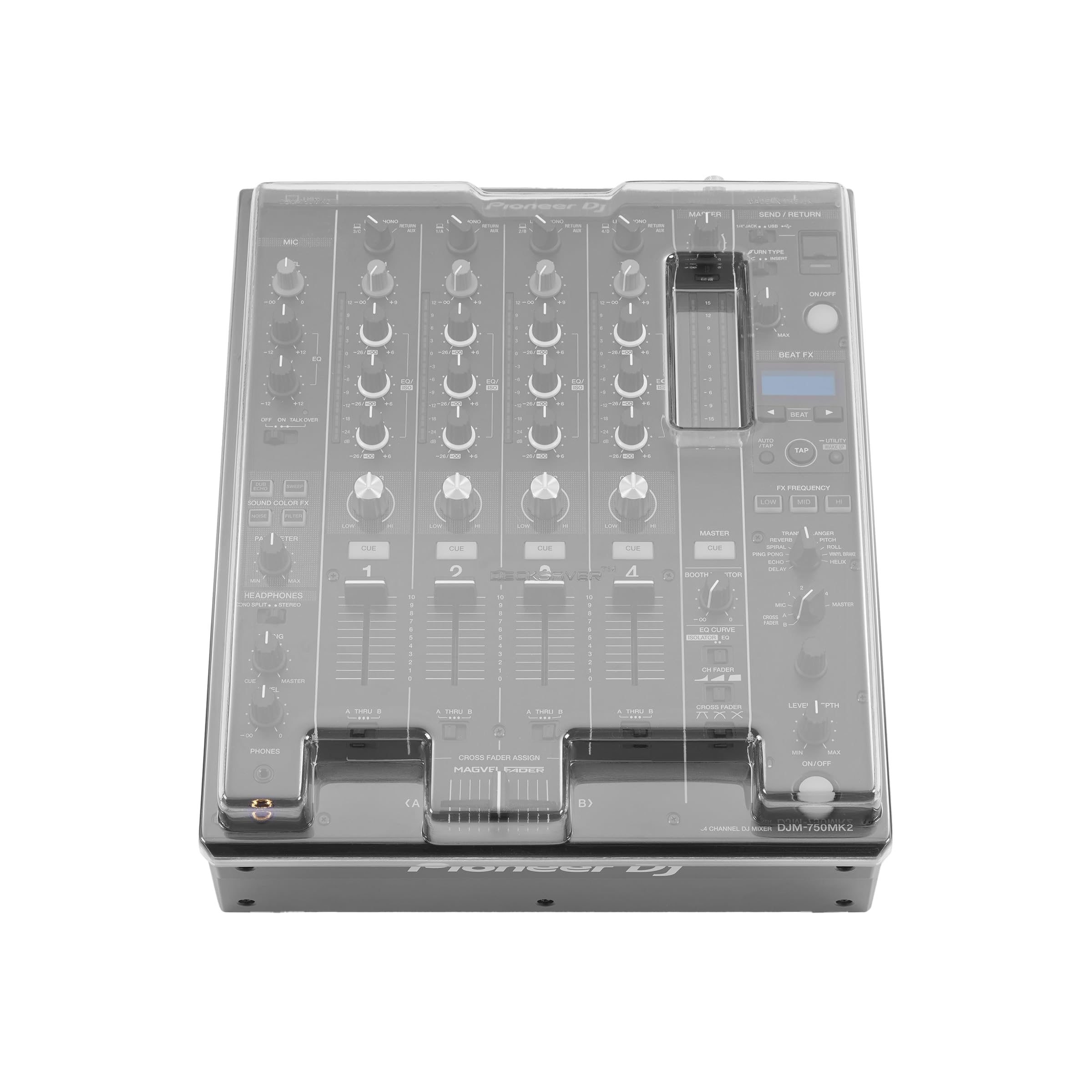 Decksaver Pioneer DJM-750MK2 Impact Resistant Polycarbonate Cover