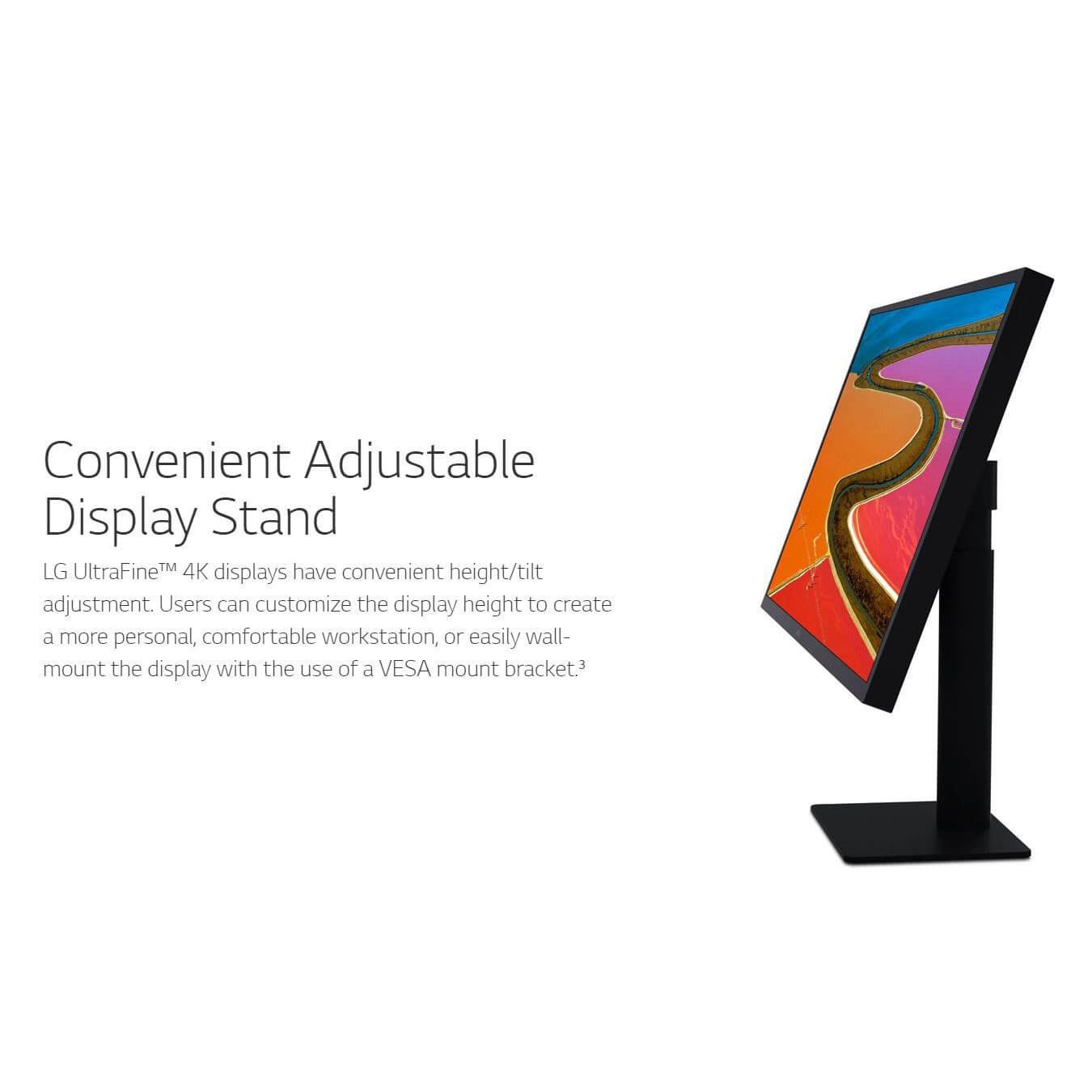 LG 22MD4KA-B UltraFine 4K Display 21.5" UHD 4096x2304 4xUSB-C
