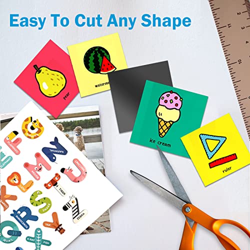 Uinkit 10 Sheets Printable Magnetic sheets Non Adhesive 13.5mil 8.5 x 11 inches Thick Magnet Glossy Photo Paper for Inkjet Printers