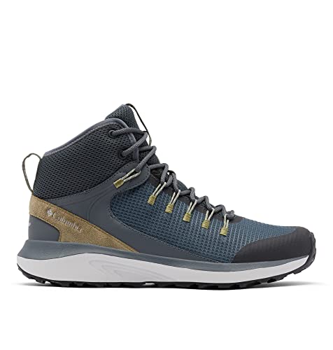 Columbia Men's Trailstorm Mid Waterproof, Graphite/Creek, 9
