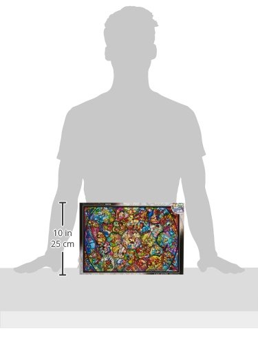 Disney Stained Art Jigsaw Puzzle[1000P] All Stars Stained Glass (DS-1000-764)