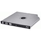 LG Electronics 183663 LG Ultra Slim Bd DVDRW 6X SATA 9.5mm Tray BULK Optical Drive BU40N