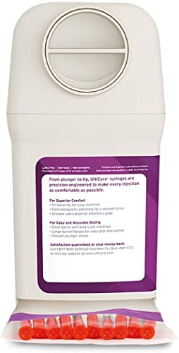 UltiCare VetRx U-40 UltiGuard Safe Pack Pet Insulin Syringes 3/10cc, 29G x 1/2", 100ct (with 1/2 Unit Markings)