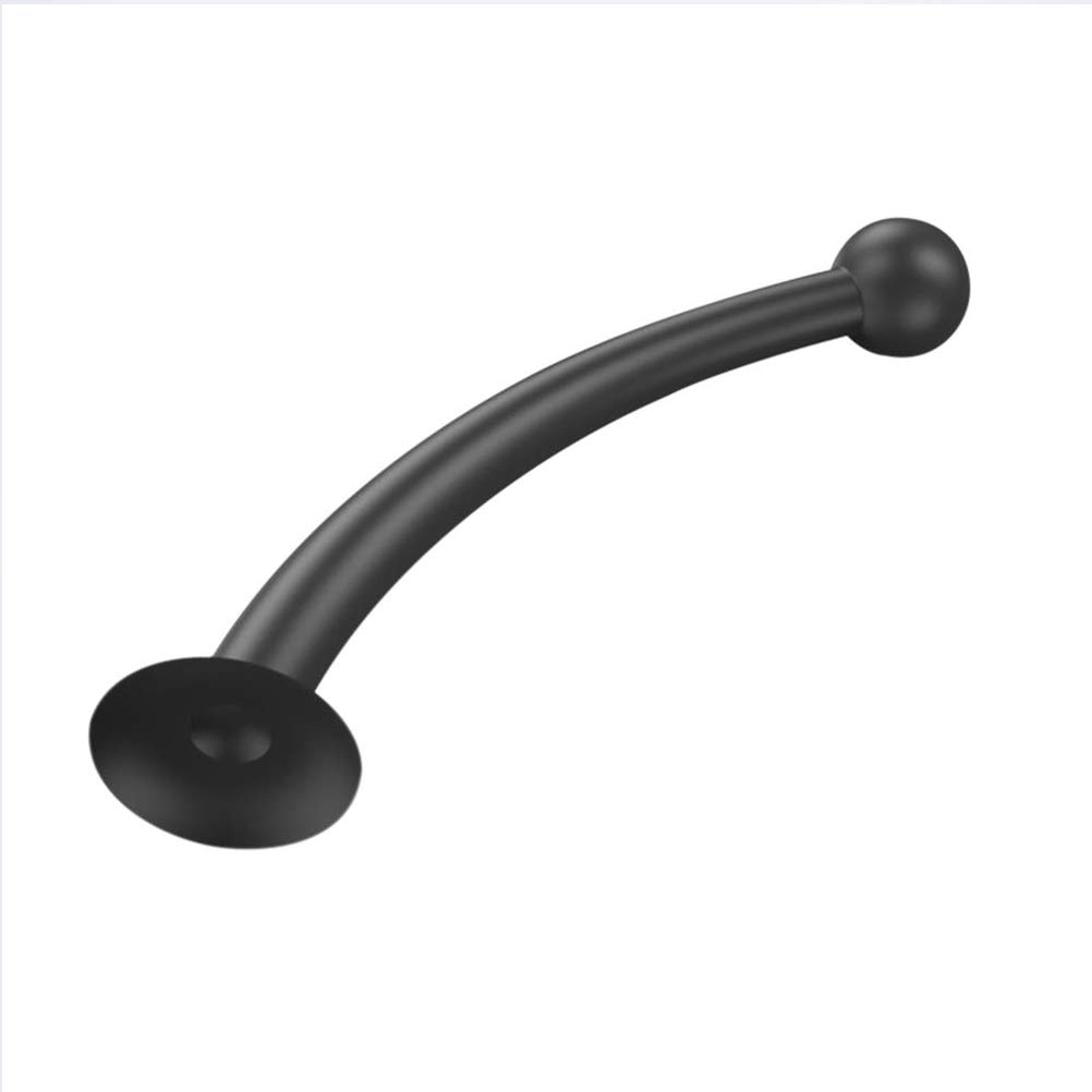 Abaodam 1 Pair Helmet Silicone Suction Cup Tentacles Antenna Sucker Tentacles Accessories (Pair of Black Tentacles) Bike Part and Accessories