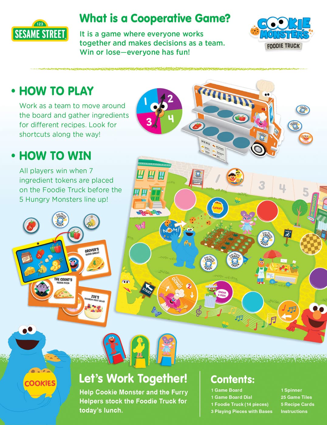 MasterPieces 42212: Sesame Street - Cookie Monster Cooperative Game