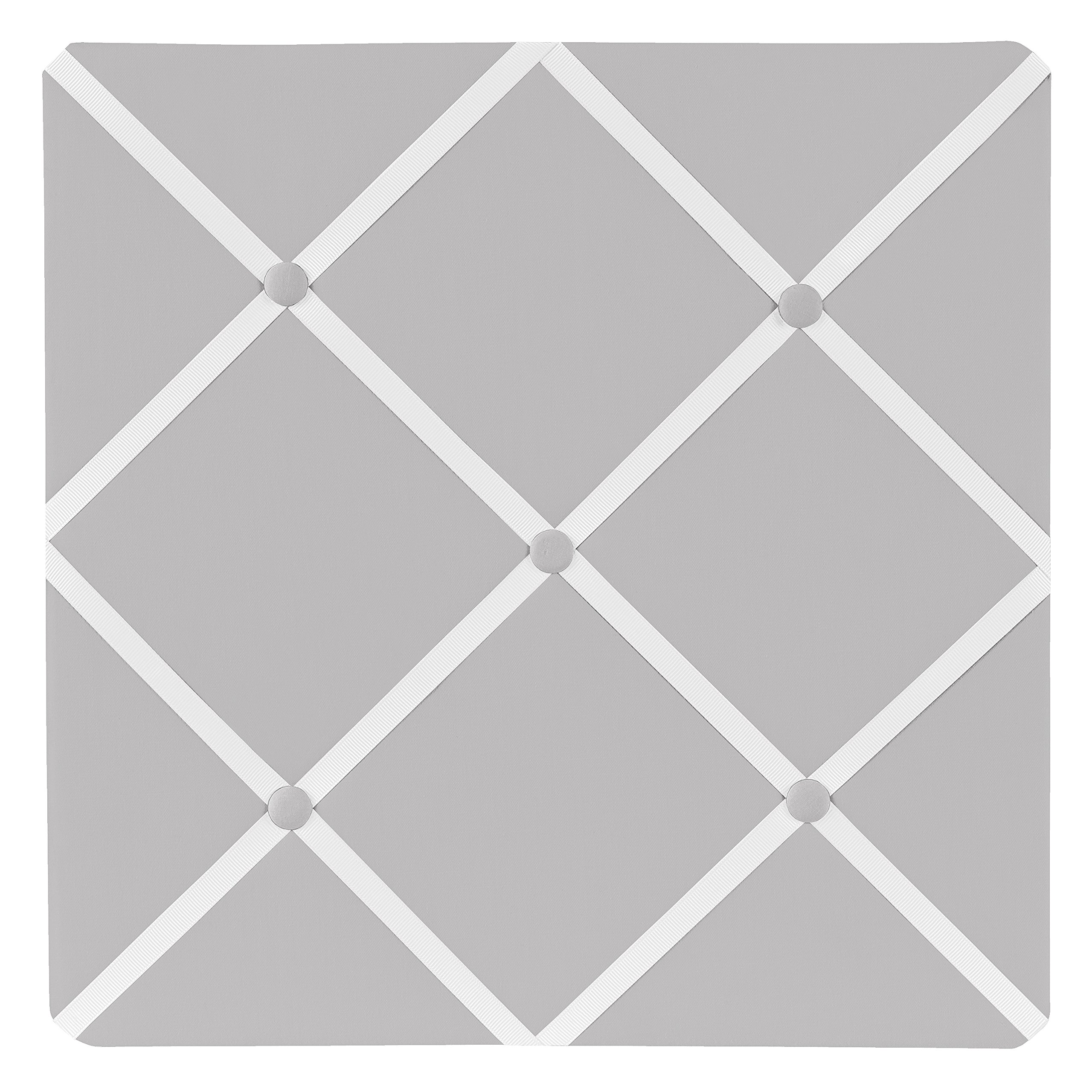 Solid Grey Fabric Memory/Memo Photo Bulletin Board