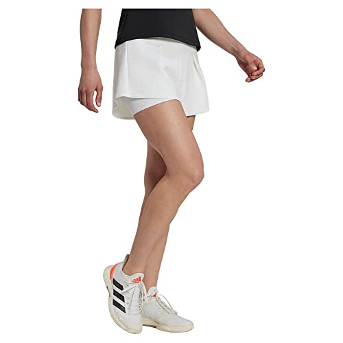 adidas Women's Tennis London Shorts, White, Medium