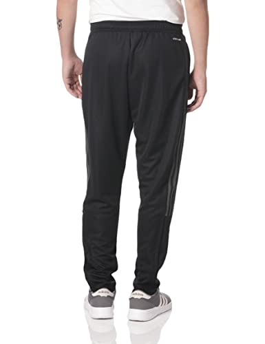 adidas Men's Tiro 21 Track Pants, Black/Dark Grey Heather, Large