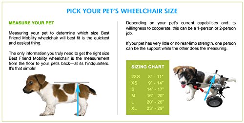 Best Friend Mobility Dog Wheelchair - X-Small