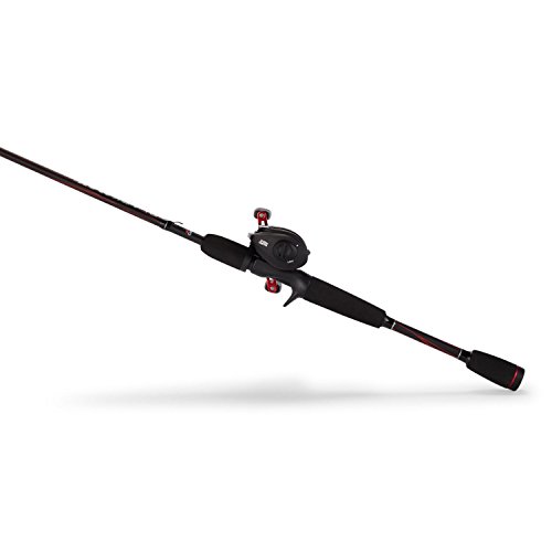 Abu Garcia Black Max & Max X Low Profile Baitcast Reel and Fishing Rod Combo