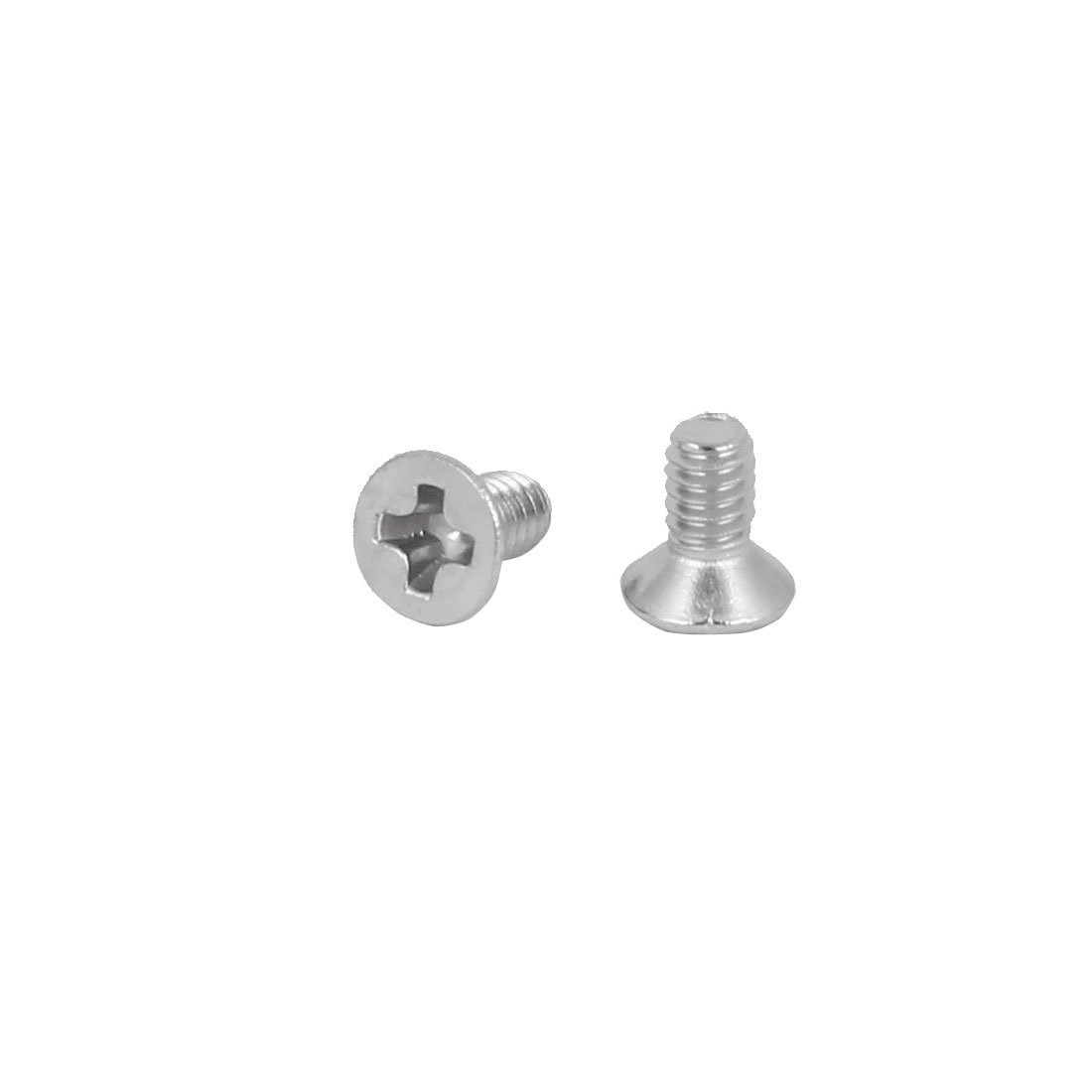 uxcell a16051600ux0413 Phillips Machine Screw M2x4mm 316 Stainless steel Flat head Phillips Machine Screws Bolts 80 Pcs