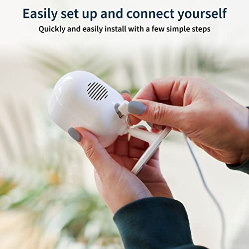 Arlo Essential Indoor Camera - 1080p Video with Privacy Shield, Plug-in, Night Vision, 2-Way Audio, Siren, Direct to WiFi No Hub Needed, Surveillance Security, Black - VMC2040B