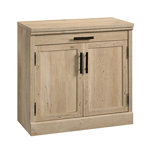 Sauder 427015 Aspen Post Door Library Base/Utility Stand, Prime Oak