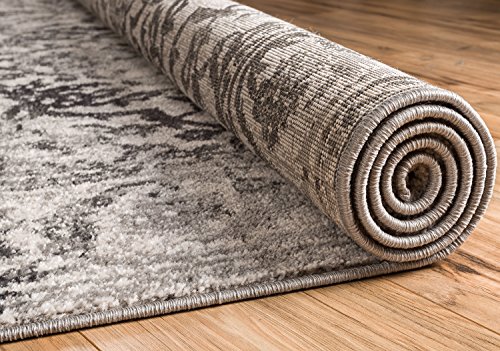 Well Woven Sydney Vintage Sheffield Grey Traditional Oriental Distressed Area Rug 3'3" x 4'7"
