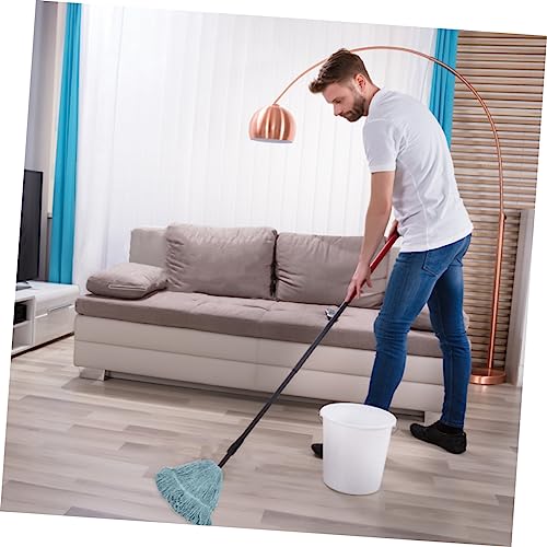 DOITOOL 1pc Cleaning Mop for Floor Miniature Trash Can Commercial Mop Wet Mop Commercial Mop Handle Reusable Mop Head Green Practical Mop Cloth Mop Accessories Mop Cloth Replacement Refill