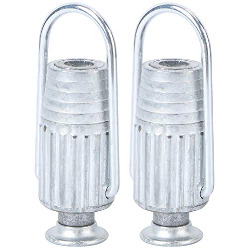 DOITOOL 2 Pcs Metal Clothesline Tightener Sunline Line Tight Grips Tools for Pulleys and Fixed Clothes Lines Household Laundry Supplies