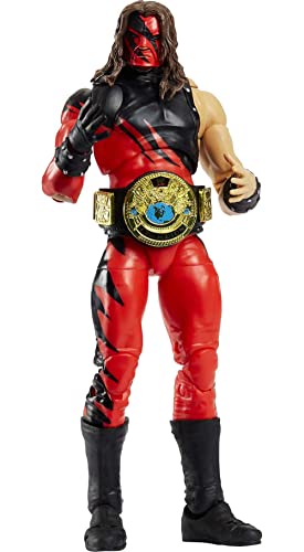 Mattel Ultimate Edition Kane Action Figure, 6-inch Collectible with Interchangeable Head, Swappable Hands & Entrance Cape for Ages 8 Years Old & Up