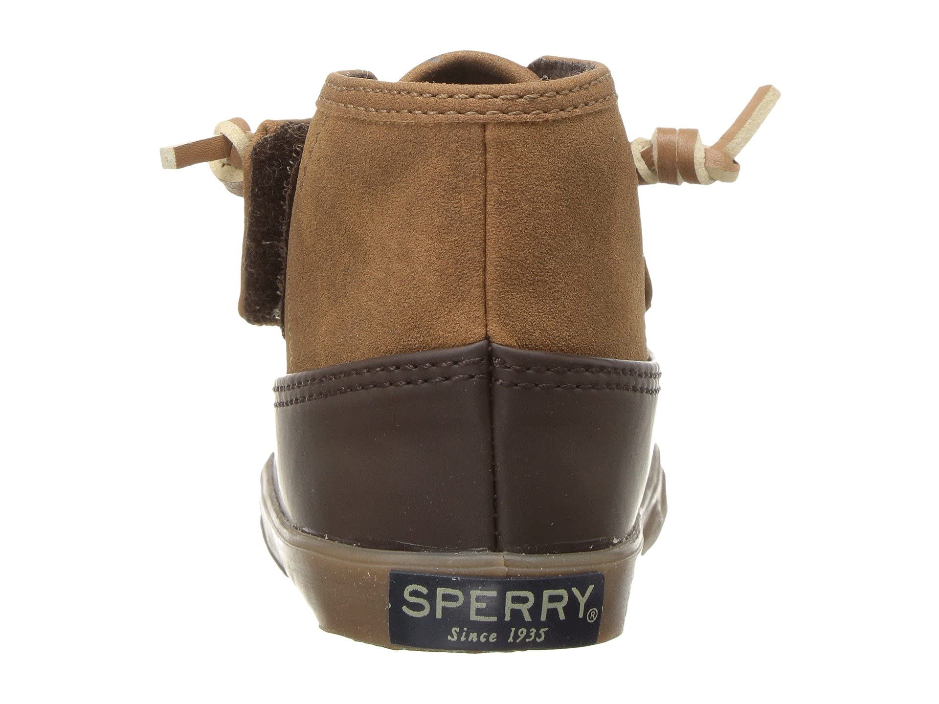 Sperry Kids Footwear Baby Icestrom Crib Boot, Tan/Brown, 3 US Unisex Infant