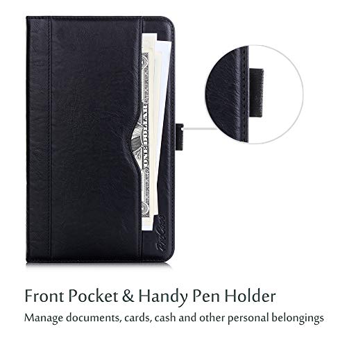 ProCase Galaxy Tab E 9.6 Case – Vintage Stand Folio Case Cover for Galaxy Tab E 9.6"/ Tab E Nook 9.6-Inch Tablet (SM-T560 / T561 / T565 and SM-T567V Verizon 4G LTE Version) -Black