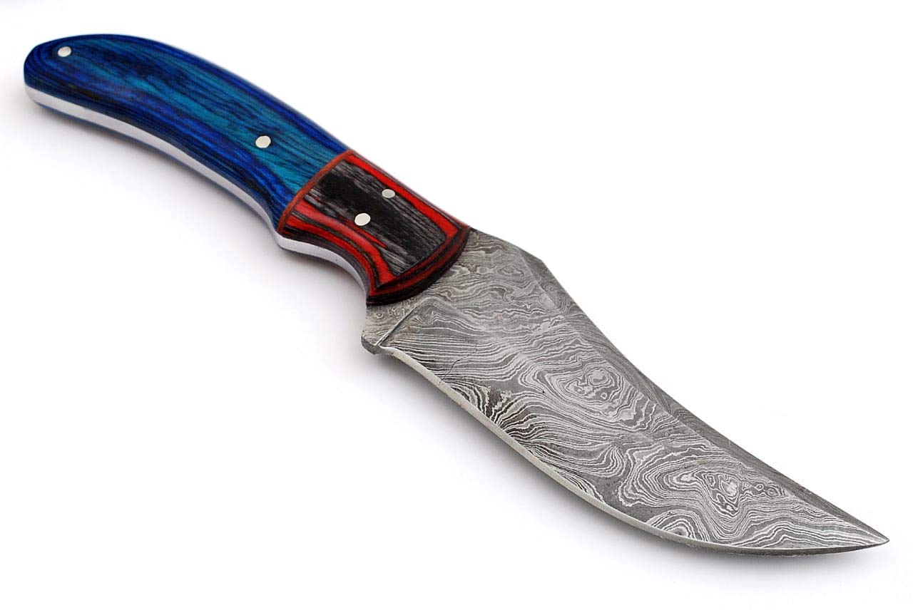 AishaTech Prime Quality Hunting Hunting Knife Diamond Wood Handle AT-2740