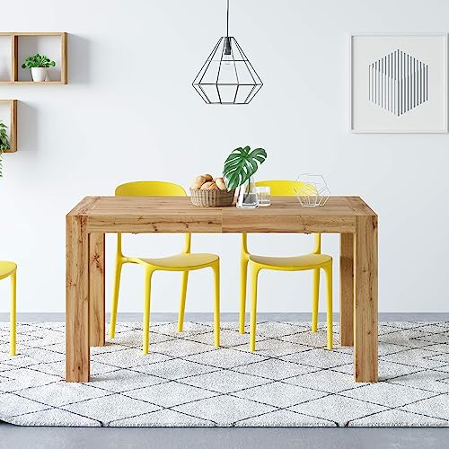 Mobili Fiver, Iacopo Extendable Dining Table, Concrete Grey, Made in Italy