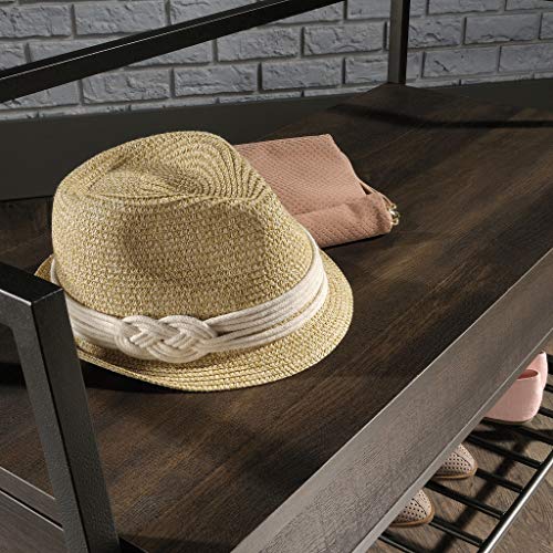 Sauder North Avenue Storage Bench, Smoked Oak finish