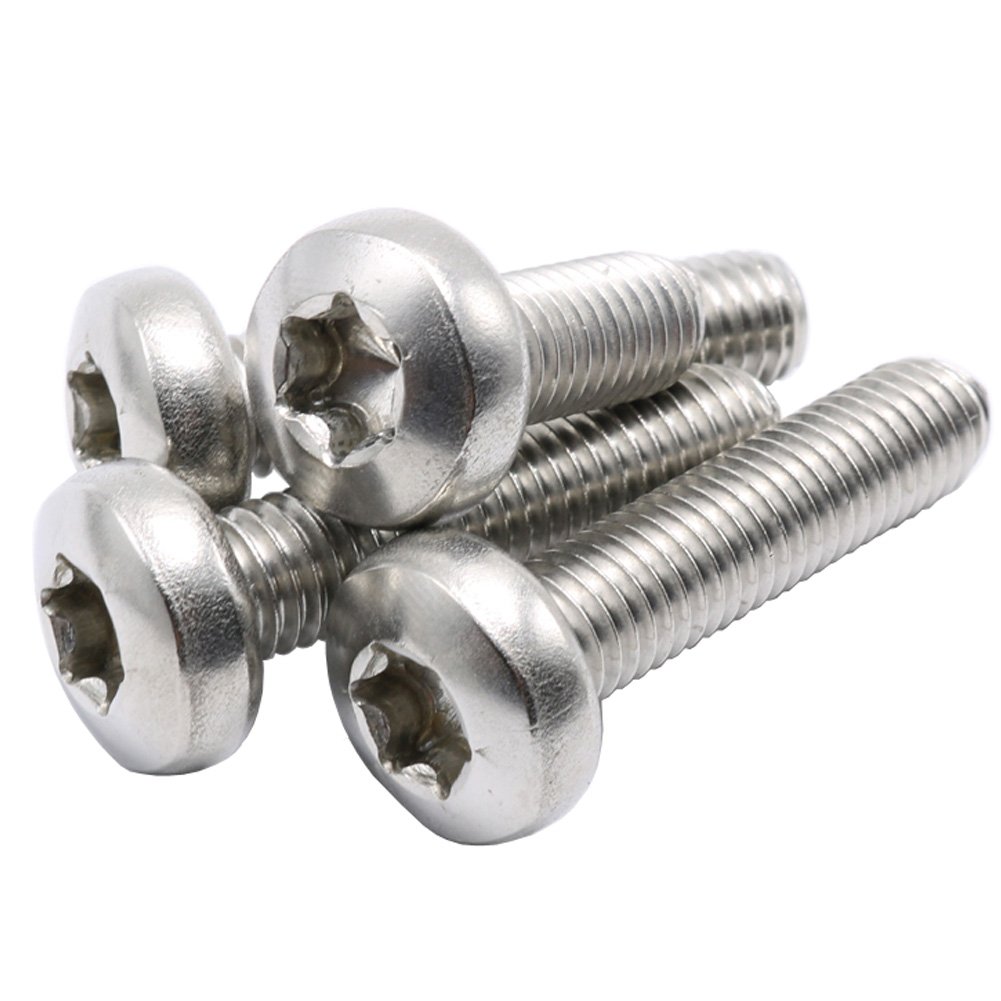 M6(Thread Dia. 6mm) Torx Pan Head Machine Screws (Pack 36-Piece)