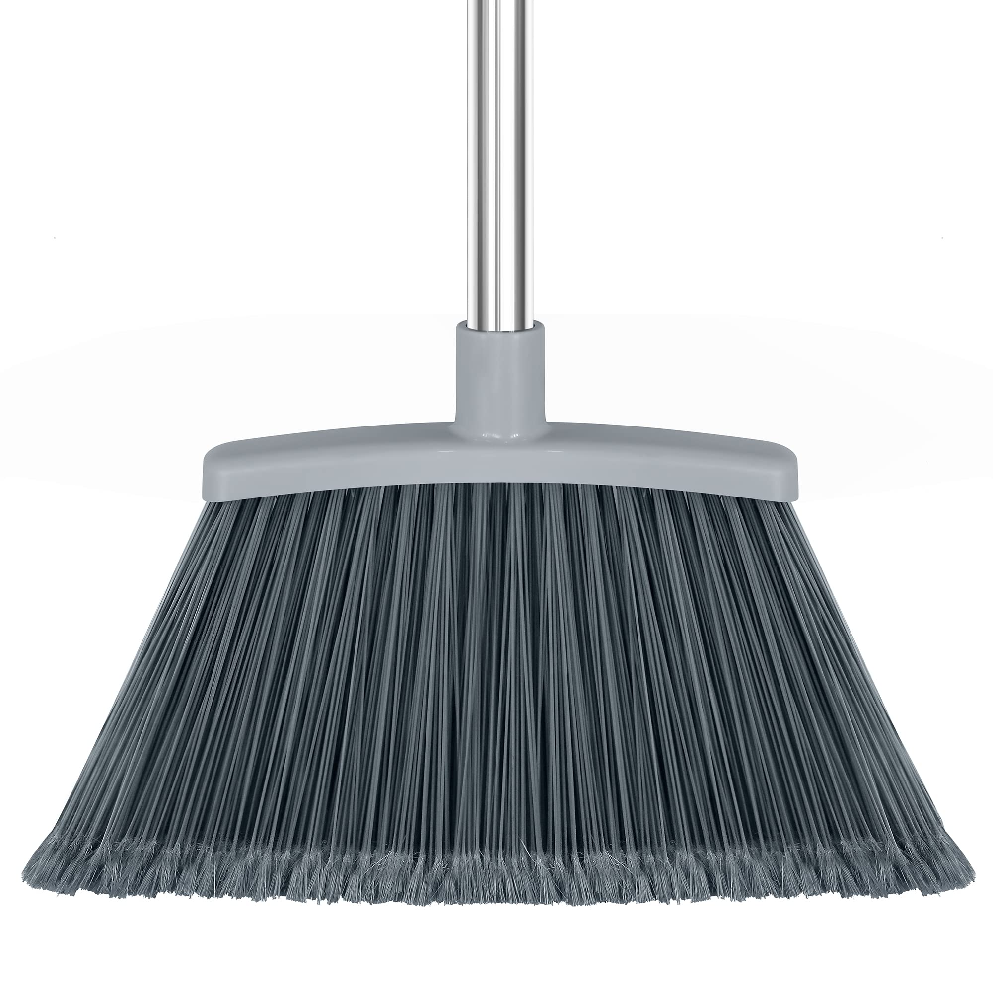 Broom for Outdoor Indoor, Folews Heavy Duty Broom 56 Inch Long Handle Angle Broom for Sweeping Kitchen Shop House Office Commercial Broom