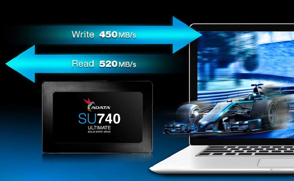 ADATA Ultimate Series: SU740 1TB Internal SATA Solid State Drive (ASU740SS-1T-R)
