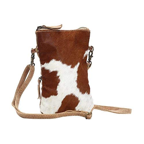 Brown and White Hair on Crossbody Bag