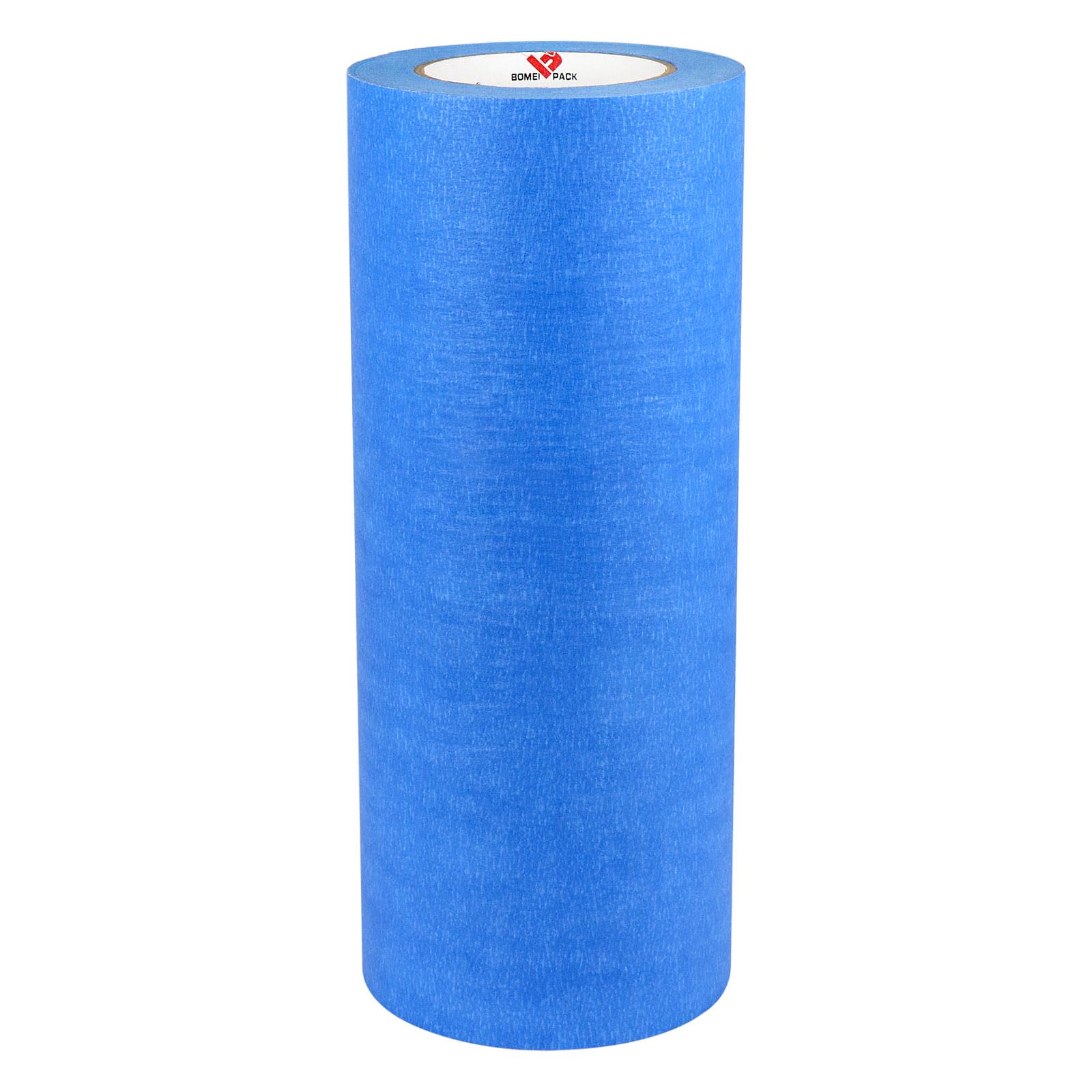 BOMEI PACK Wide Blue Painters Tape 12 Inches x 60 Yards, 3D Tape, 3D Printing Tape for Laser Cutting, 21-Day Clean Removal Wide Masking Tape