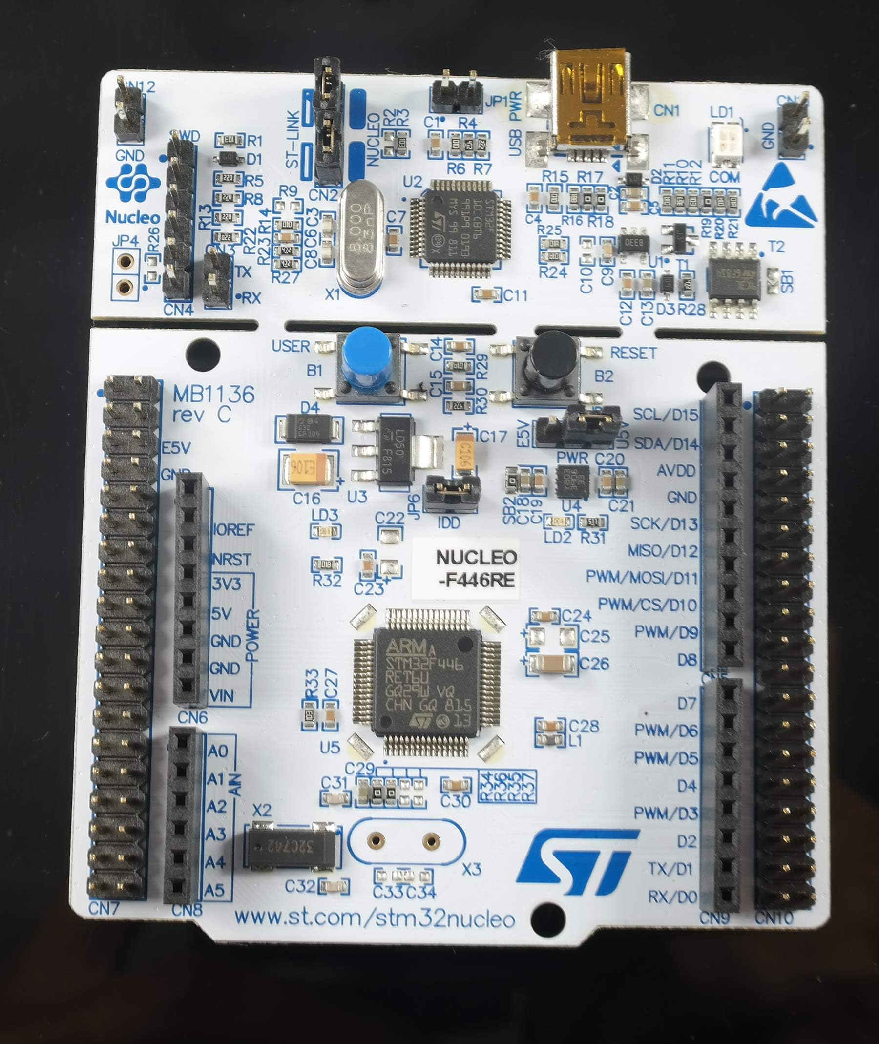 STM32 Nucleo Development Board with STM32F446RE MCU NUCLEO-F446RE