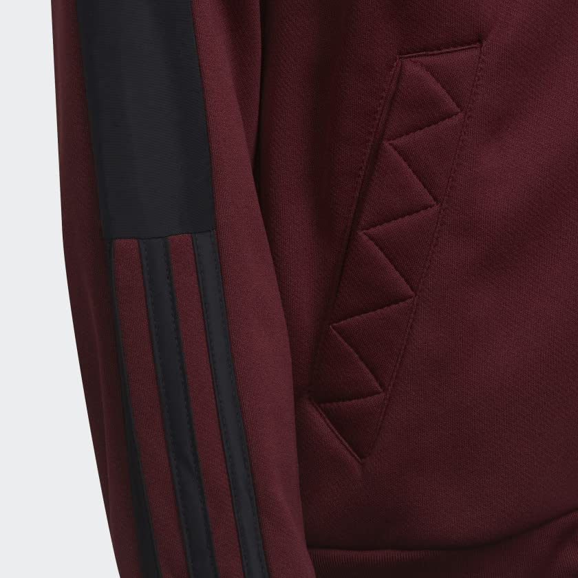 adidas Boys' Tiro Track Jacket, Shadow Red, Large