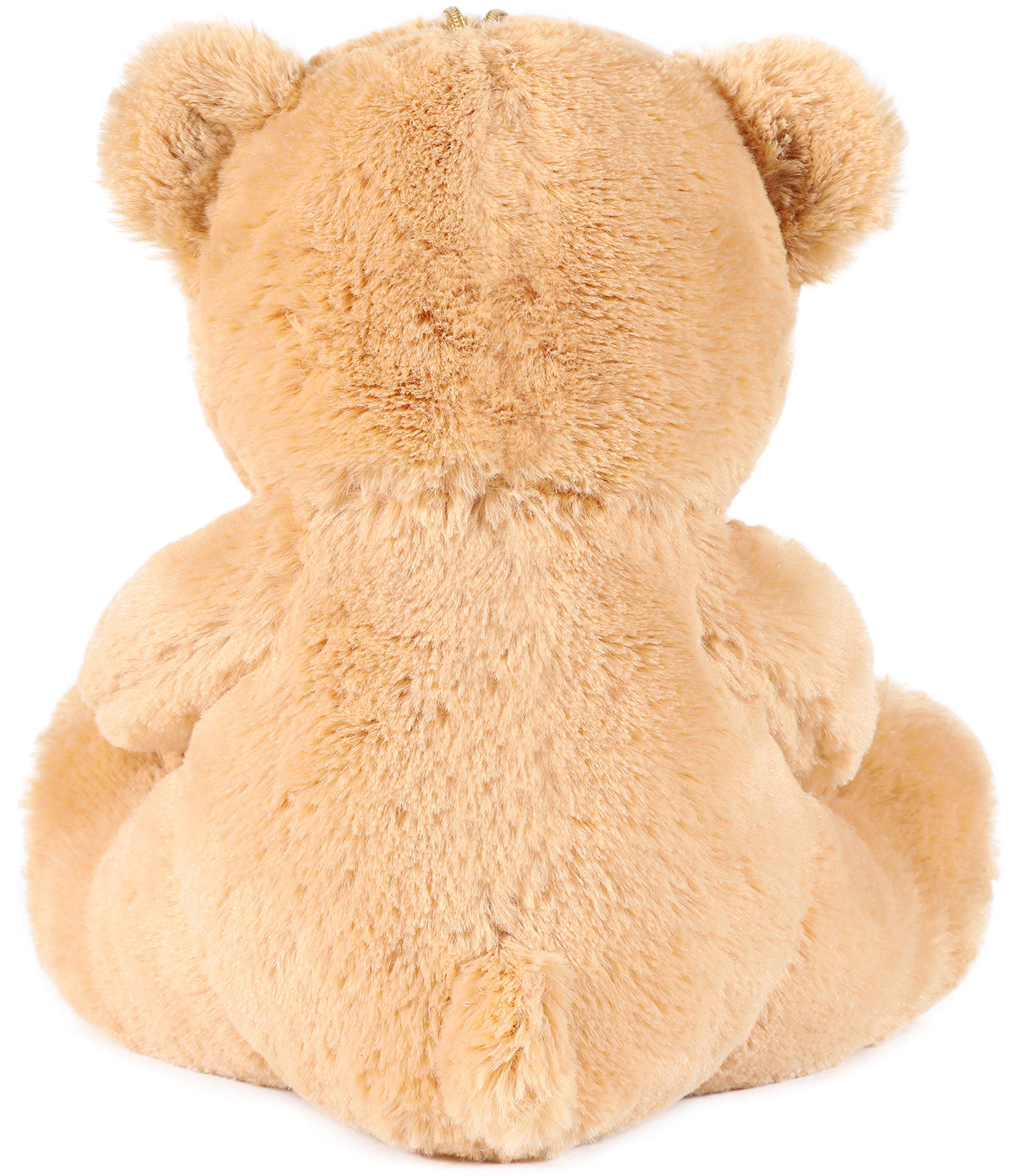 BRUBAKER Teddy Bear with Red Envelope - for You - 9.84 Inches - Cuddly Plush Toy - Stuffed Animal - Brown