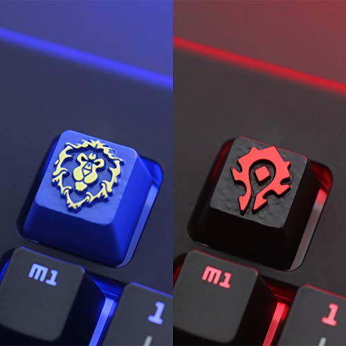 Alliance Gaming Custom Keycaps for Cherry MX Switches with Keycap Puller - Fits Most Mechanical Keyboards