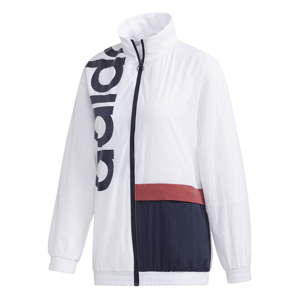 adidas womens New Authentic Track Top White XX-Large