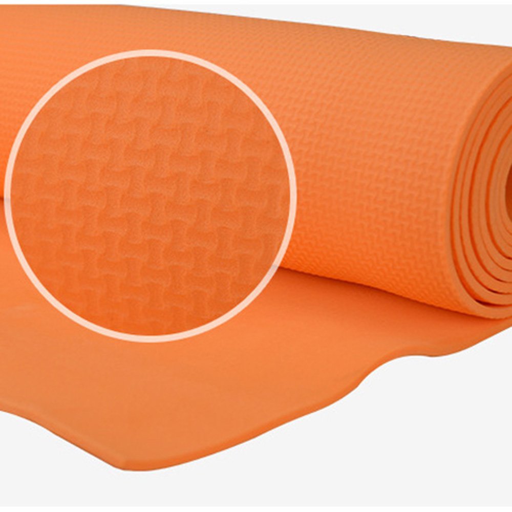 AlexGT Premium 4mm Thick Yoga Exercise Mat - Fitness Aerobic Gym Pilates Camping Mat - Non Slip