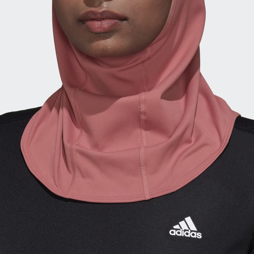 adidas womens Run Icons 3-stripes Sport Hijab Wonder Red Small