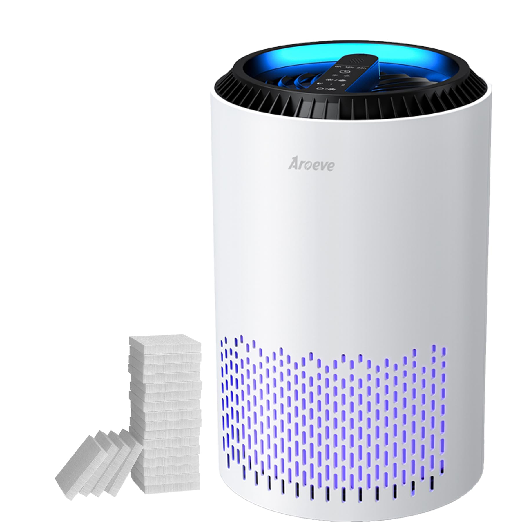 AROEVE Air Purifier with 20 Pack Aroma Pads