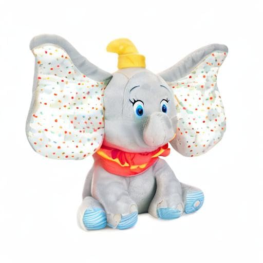Disney Baby Dumbo Animated Plush Elephant with Flapping Ears, Music and Lights