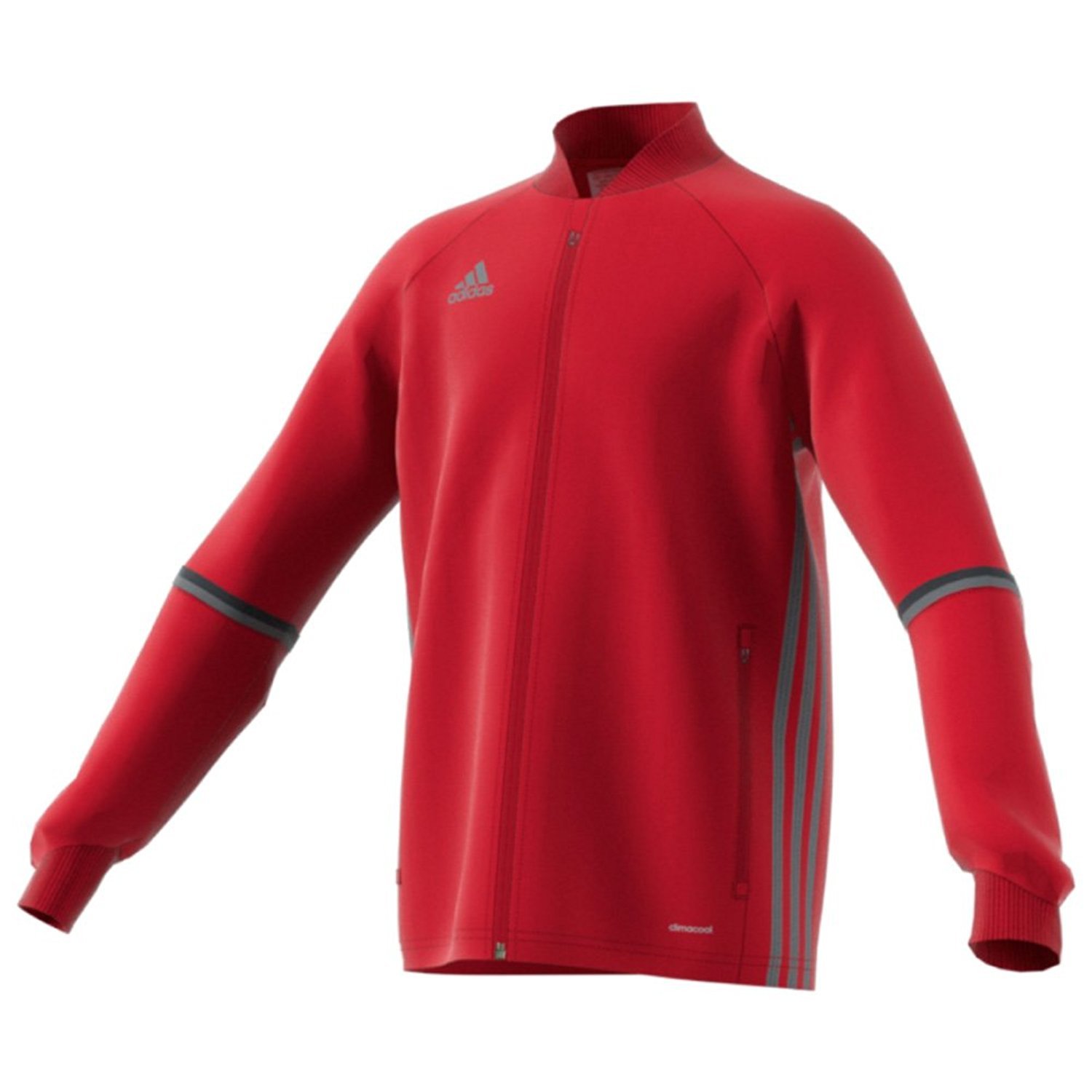 Adidas Condivo 16 Youth Training Jacket S Power Red-Vista Grey