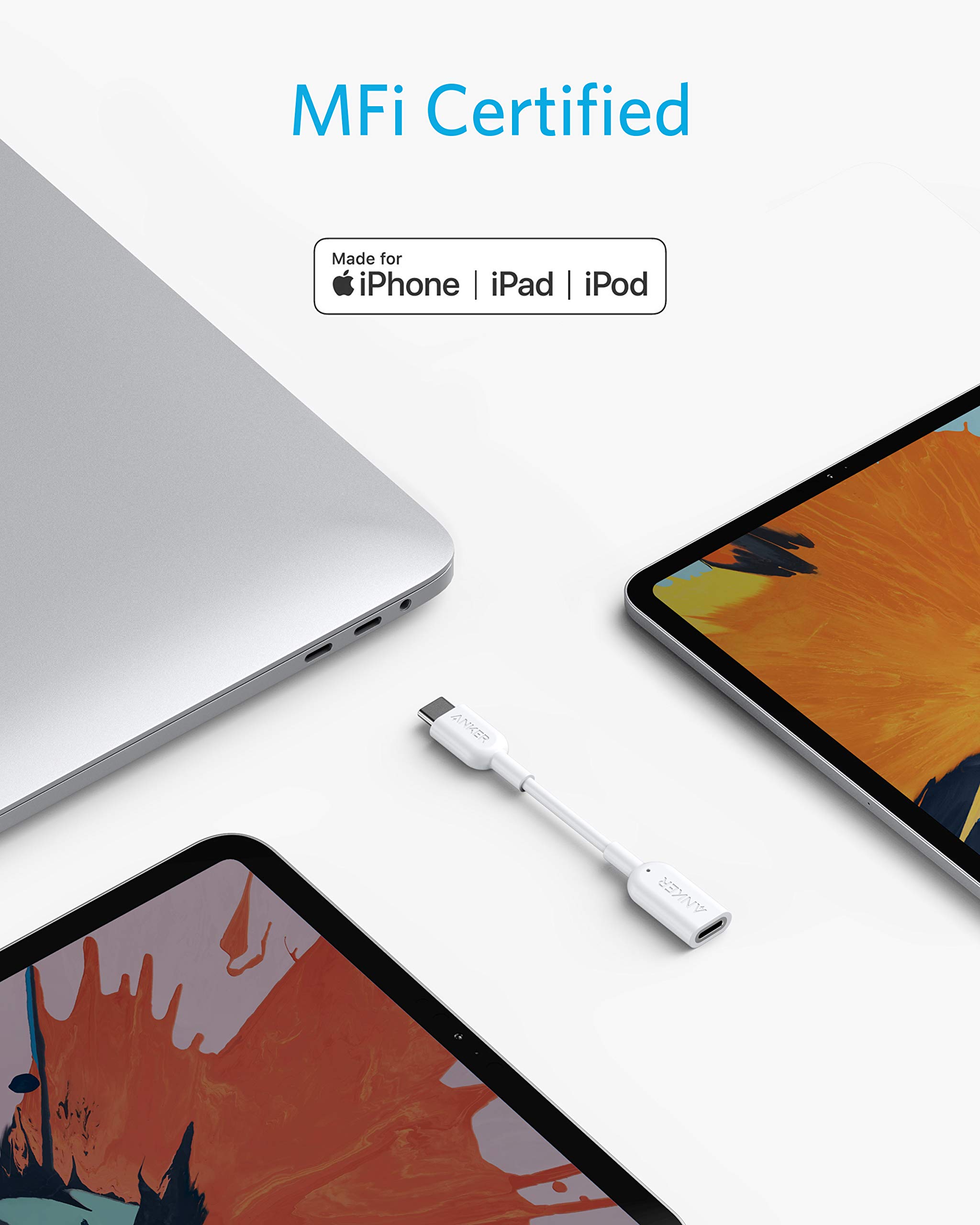 Anker USB-C to Lightning Audio Adapter (Audio Only, Does Not Support Charging)