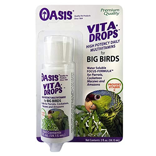 Oasis 3 Pack of Vita Drops for Big Birds, 2 Ounces Each
