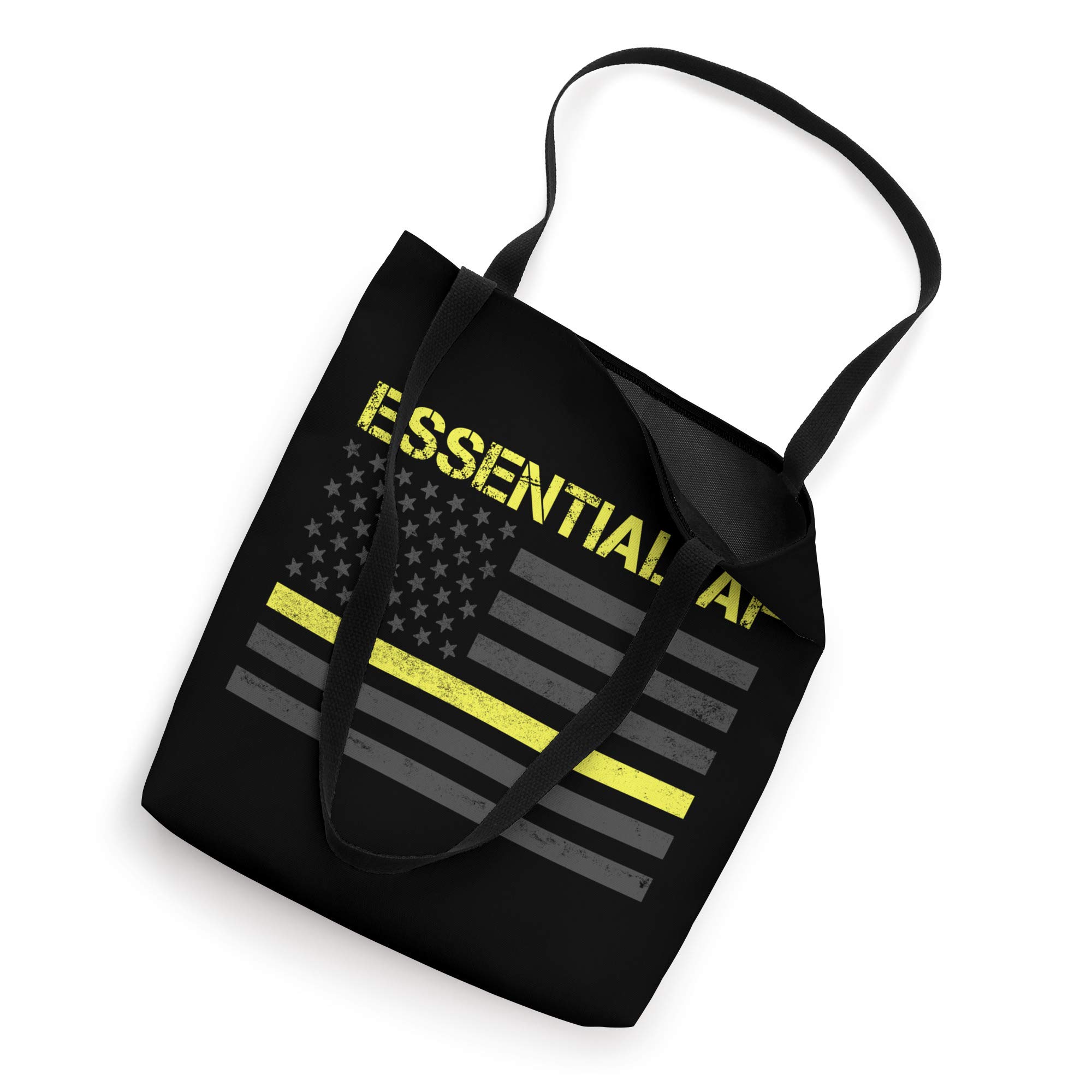 Essential 911 Police Dispatcher Thin Yellow Line Gift Tote Bag