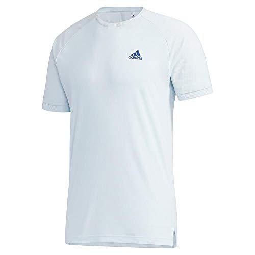 adidas mens HEAT.RDY Club Tee Sky Tint Small