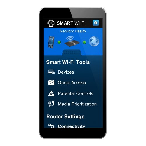 Linksys EA6100 AC1200 Wi-Fi Wireless Dual-Band Router Black
