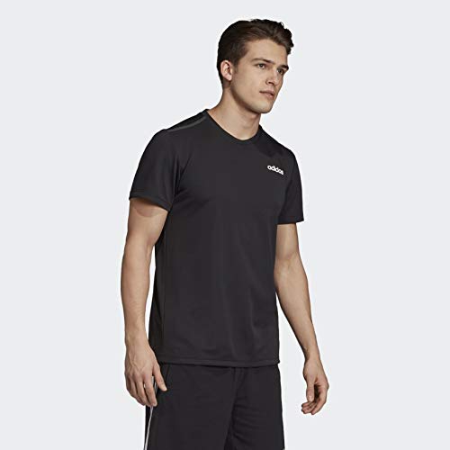 adidas Enhanced Motion Tee, Black/White, X-Small