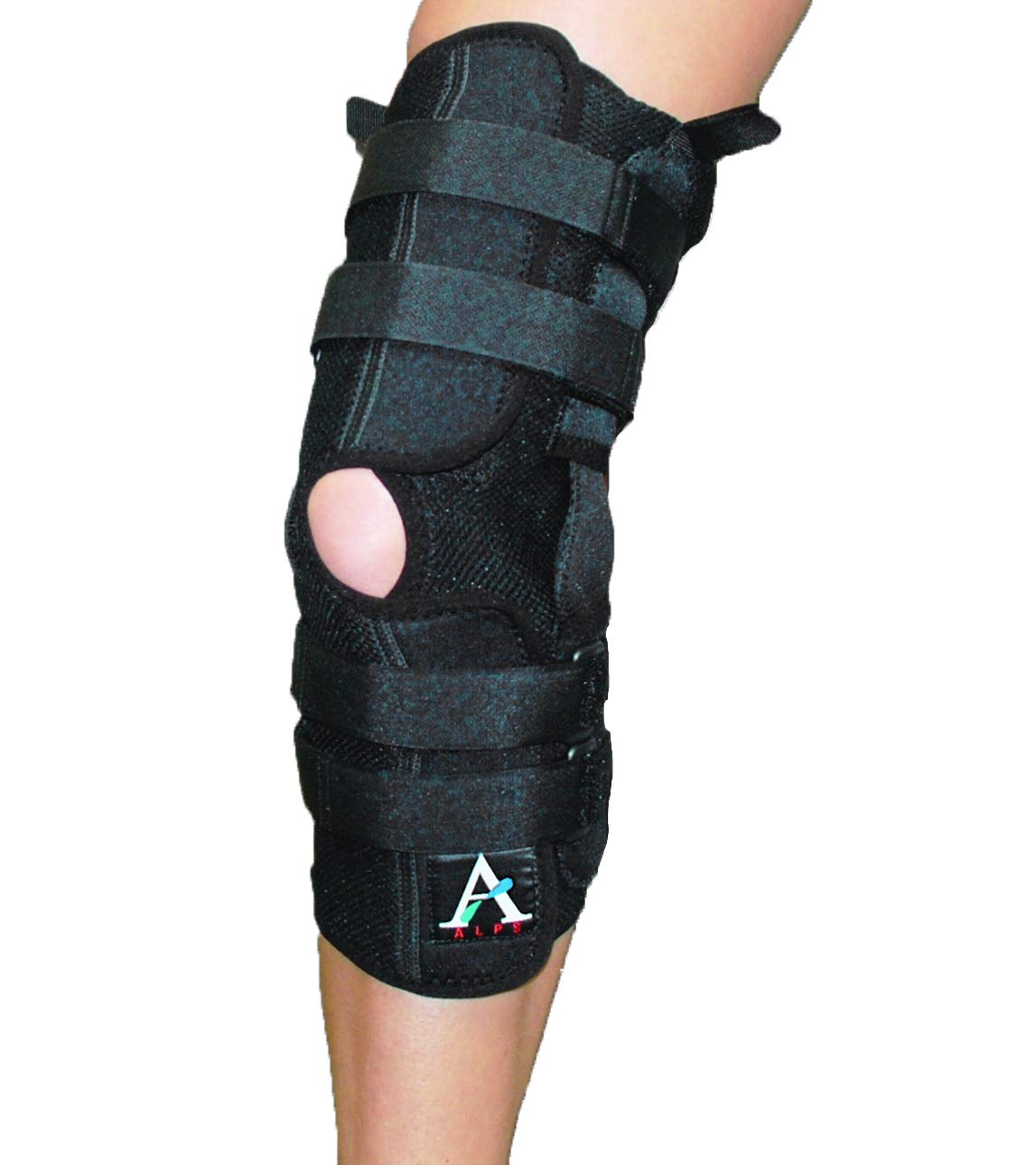 ALPS Coolfit Extended Knee Brace, Prevent or Reduce Severity of Knee Injury, Soft and Breathable, Wrap Around with Adjustable Hinges, XXX-Large Size