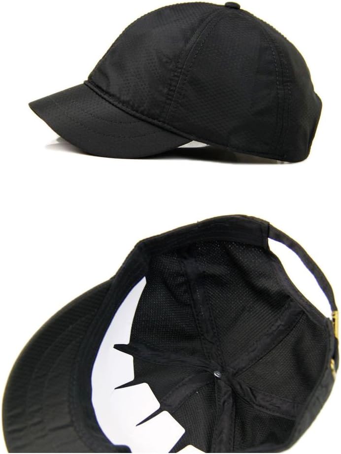 Adjustable Men and Women Sun Hat Breathable Short Brim Baseball Cap