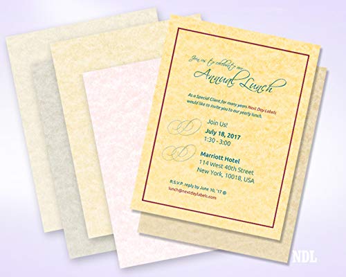 NextParch 8-1/2" x 11" (Letter Size) 65 lb. Parchment Cover Card Stock (Natural)